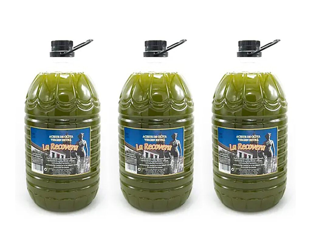 Pack de 3 garrafas de 5 Litros Promo - ACEITE LA RECOVERA | ACEITE DE ...